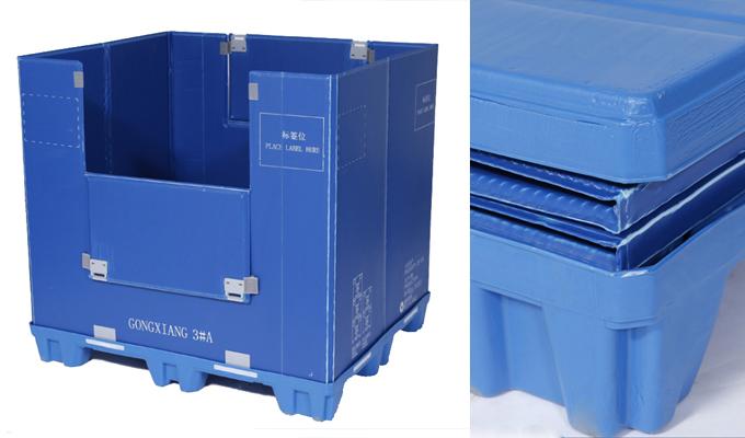 Megapack Pallet Sleeve Box Collapsible Shipping Container Sleeve Pack